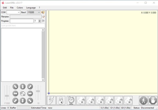 Getting started with LaserGRBL laser software. Operate the laser easy.